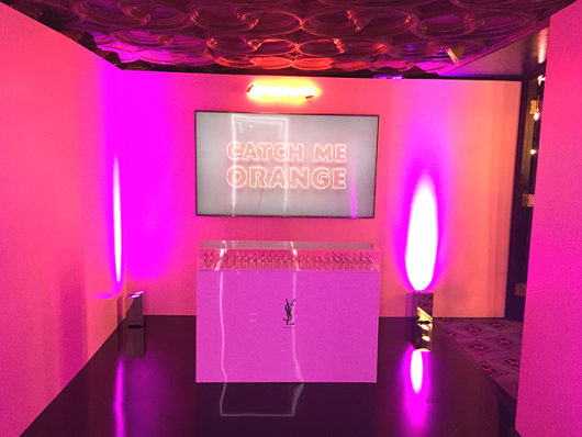 Yves Saint Laurent Beauty Pop-Up Shop Event Production in Los Angeles