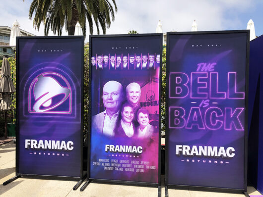 Taco Bell Event Installation in Laguna Beach - Red Carpet Systems